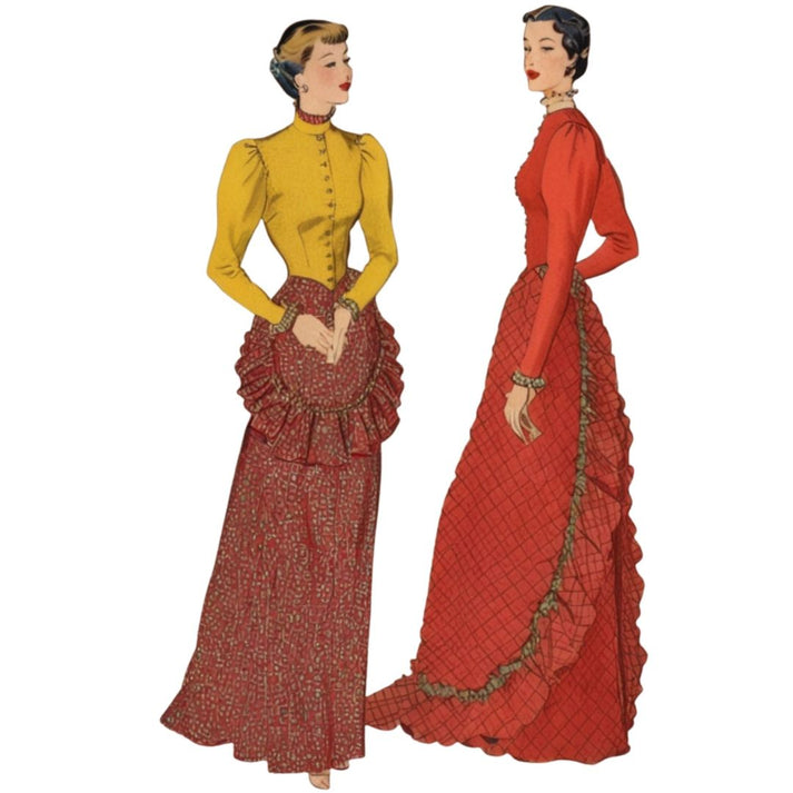 1950s Sewing Pattern, Blouse, Weskit & Skirt - Bust: 32” (81.3cm ...