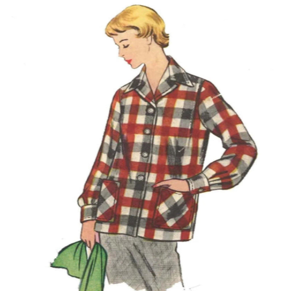 Vintage 1950s Tops & Blouse Patterns – Page 6 – Vintage Sewing Pattern ...