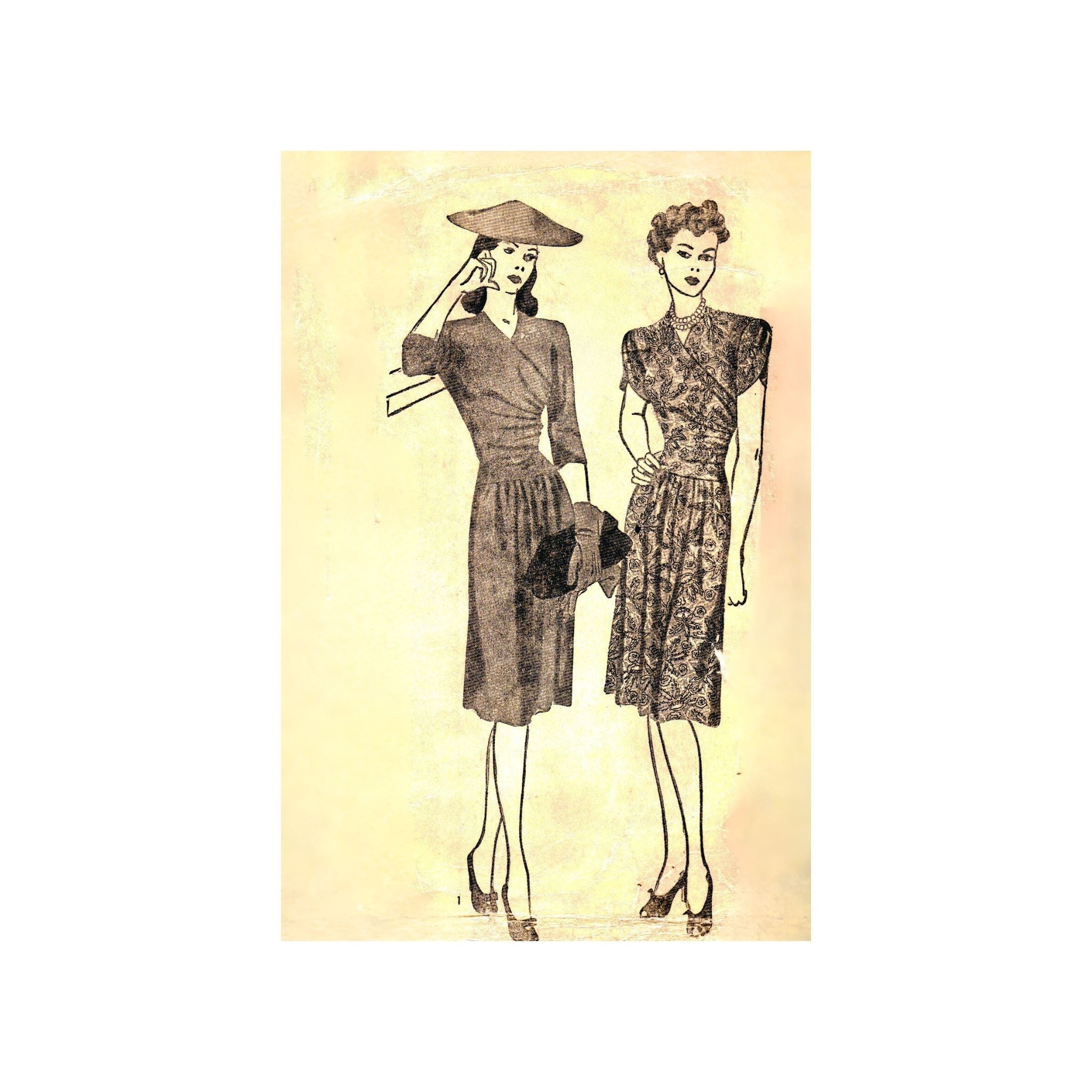 Vintage 1940s Dress Patterns – Vintage Sewing Pattern Company