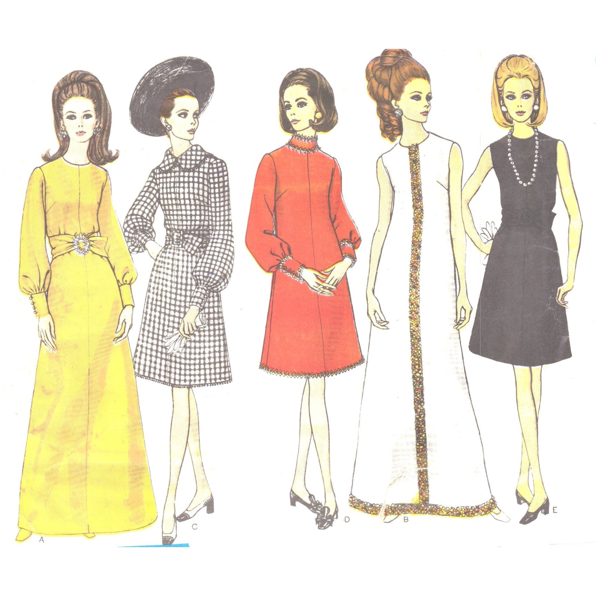 Vintage 1970s Patterns – tagged "WF_DRESSES" – Vintage Sewing Pattern ...