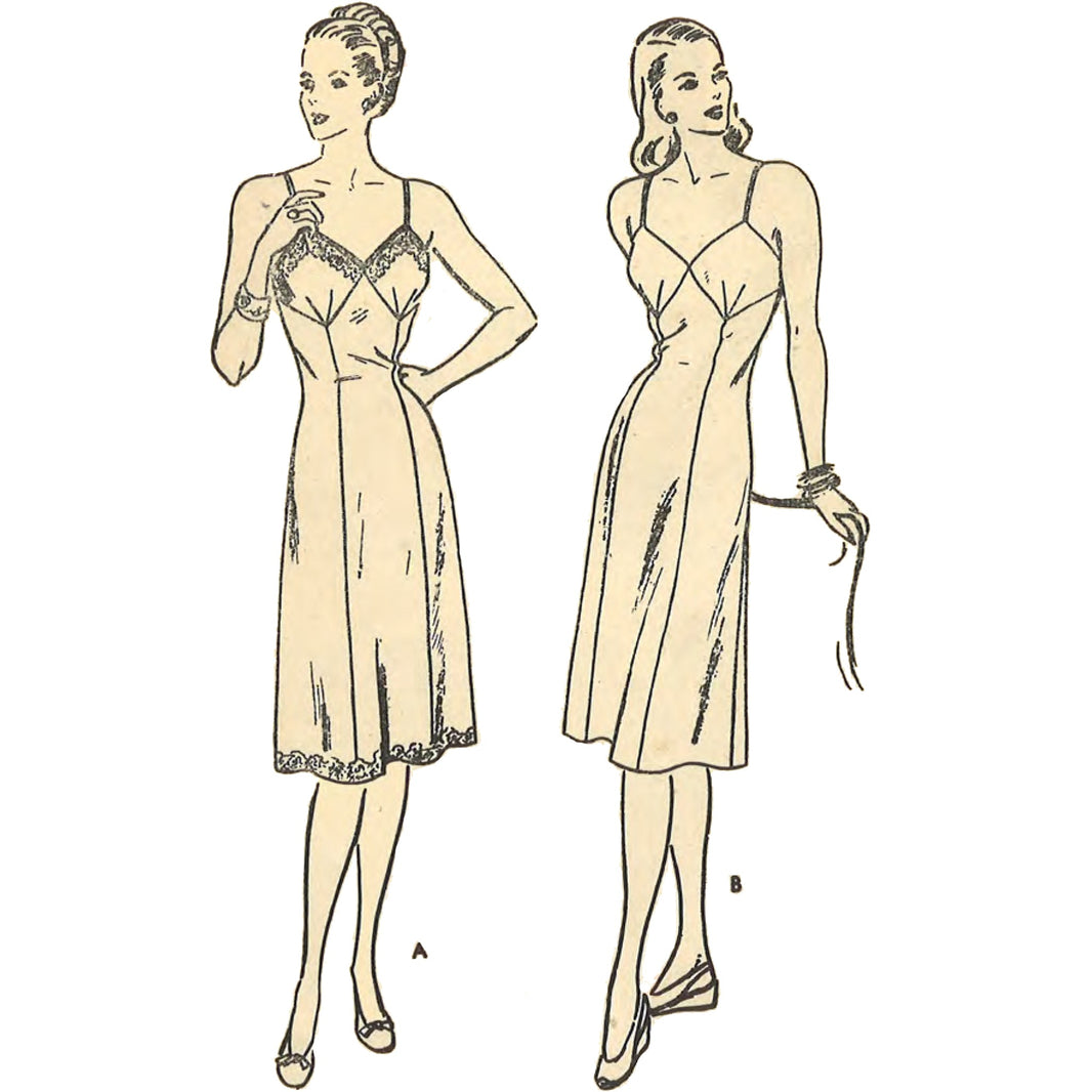Vintage 1940s Lingerie Patterns – Vintage Sewing Pattern Company