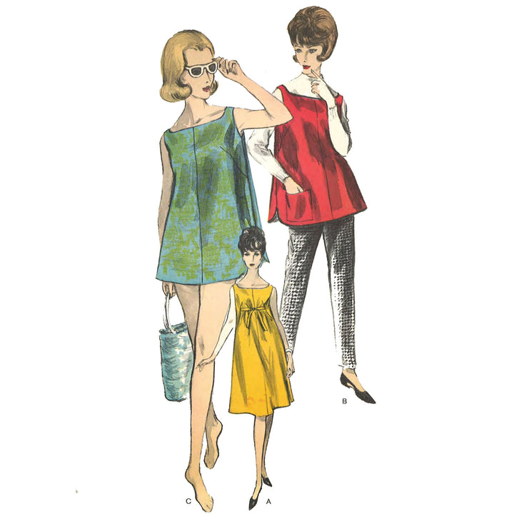 Vintage Sewing Patterns PDF - Blouses & Tops – Vintage Sewing Pattern ...