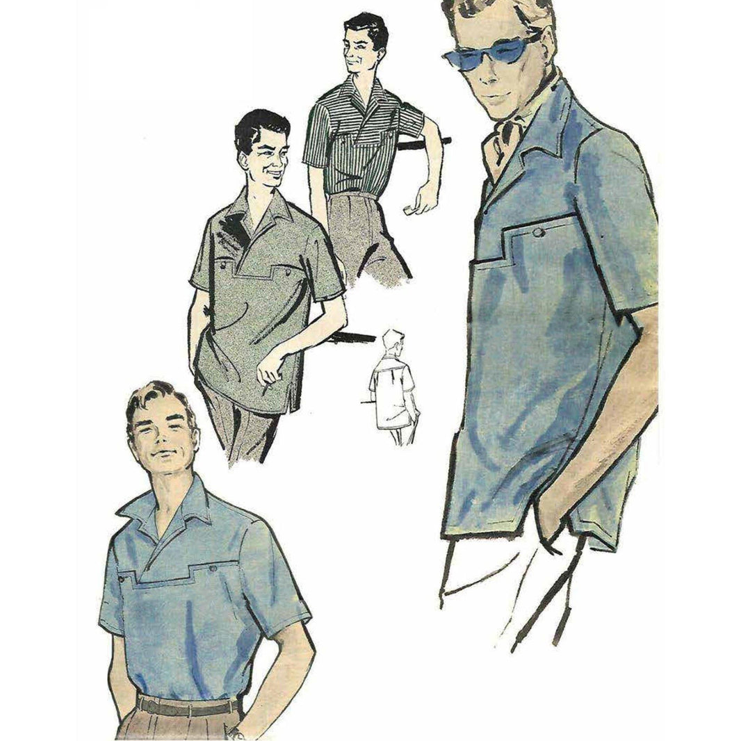 Vintage Sewing Patterns - Men's Shirts – Vintage Sewing Pattern Company