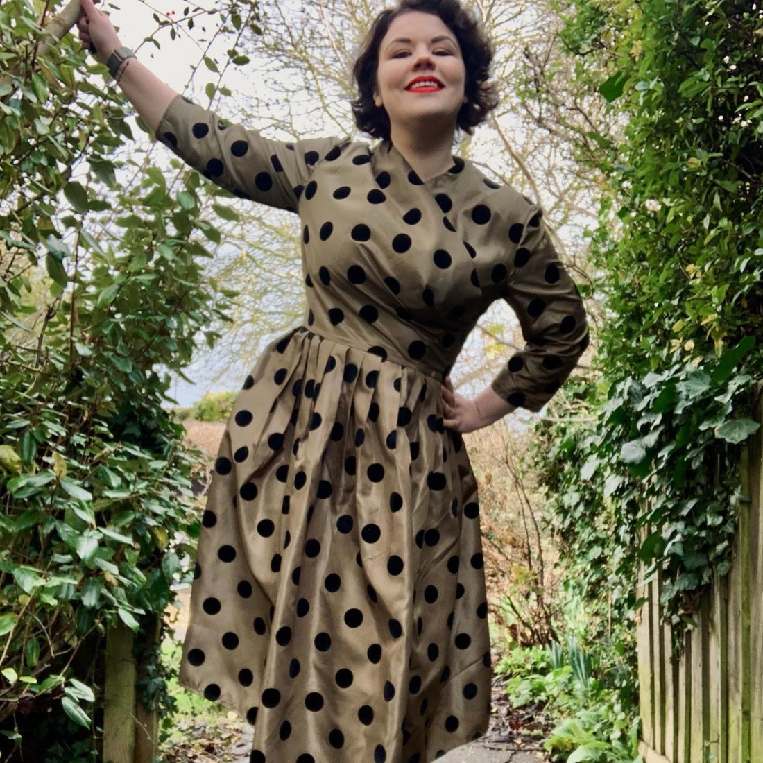 Vintage 1950s Pattern – 'Monica' Dress, Three Styles, Sash - Bust 36 ...