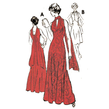 Vintage Evening Dress, Formal Dress & Cocktail Dresses Sewing Patterns ...