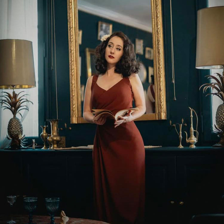 PDF - 1960s Pattern, Vogue Cocktail, Evening Dress - Bust 36” (92cm) - – Vintage Sewing Pattern ...