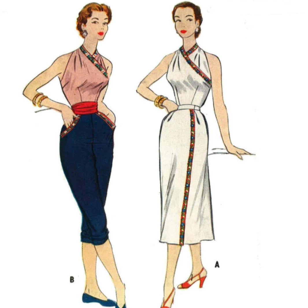 Vintage Sewing Patterns PDF- Dresses – tagged "small" – Vintage Sewing ...